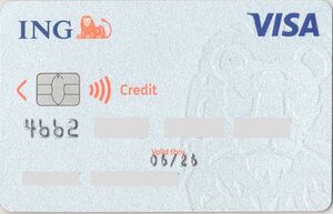 Bank Card: Ing (ING Bank, RomaniaCol:RO-VI-0191.02