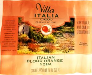 Drink Label: Villa Italia Blood Orange (La Galvanina SpA, ItalyCol:IT ...