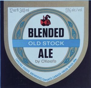 Drink Label: Blended Old Stock Ale (Carling O'Keefe Limited, CanadaCol ...