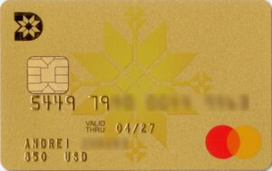 Bank Card: Logo Gold (Bank Dabrabyt, BelarusCol:BY-MC-0146