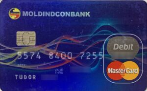 Bank Card: MasterCard Debit - MoldIndConBank - hologram obverse (Moldindconbank, MoldovaCol:MD ...