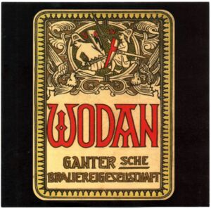 Drink Label: Ganter Wodan Dunkel Doppelbock (Brauerei Ganter, Freiburg ...