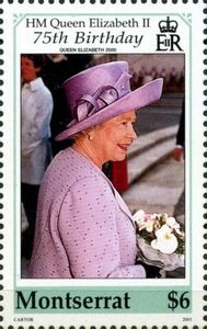 Stamp: Queen Elizabeth 2000 (Montserrat(Queen Elizabeth II 75th Birthday) Mi:MS 1149