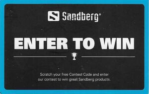 Lottery Ticket: Sandberg - Enter to Win (Sandberg, Denmark(Sandberg ...