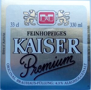 Drink Label: Kaiser Premium (Brau Union Österreich AG, AustriaCol:AT ...