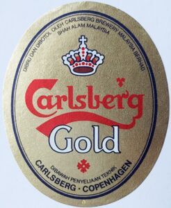 Drink Label: Carlsberg Gold (Carlsberg Brewery Malaysia, MalaysiaCol:MY ...