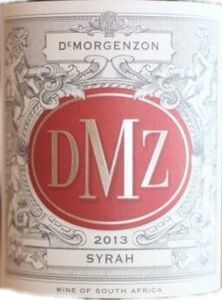 Drink Label: DMZ Syrah (DeMorgenzon, South AfricaCol:ZA-WINE-000043