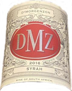 Drink Label: DMZ Syrah (DeMorgenzon, South AfricaCol:ZA-WINE-000045
