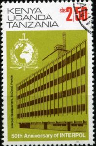 Stamp: Interpol Headquarters "St. Cloud" (British East Africa (Kenya ...