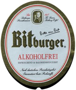 Drink Label: Bitburger Alkoholfrei (Bitburger Braugruppe GmbH, Germany ...