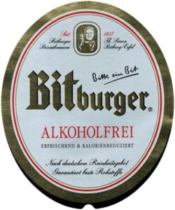 Drink Label: Bitburger Alkoholfrei (Bitburger Braugruppe GmbH, Germany ...