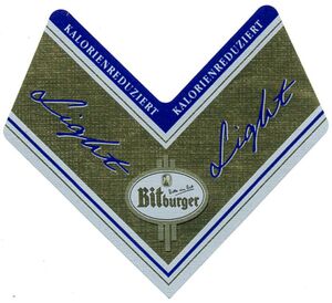 Drink Label: Bitburger Light (Bitburger Braugruppe GmbH, Germany ...