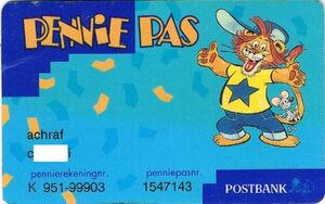 Bank Card: Pennie Pass (Postbank, NetherlandsCol:NL-GM-0036