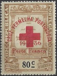 Stamp: For the Red Cross (Portugal(For the Red Cross) Mi:PT PF69,Sn:PT ...
