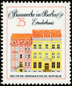 Stamp: Ermelerhaus (built in the 18th century) (Germany, Democratic ...