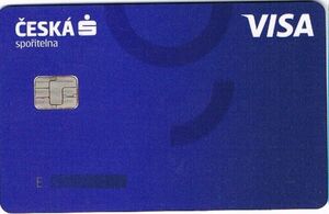 Bank Card: Visa (Česká Spořitelna, Czech RepublicCol:CZ-VI-0251