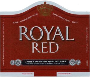 Drink Label: Royal Red (Royal Unibrew, DenmarkCol:DK-BEER-000772