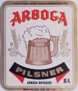 Drink Label: Arboga Pilsner (Arboga Bryggeri, SwedenCol:SE-BEER-000277