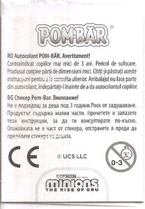 Sticker: Minions - Minions - Kevin (Intersnack România, Romania(Minions ...