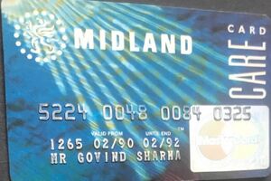 Bank Card: Midland Card Care (Midland Bank, United Kingdom of Great ...