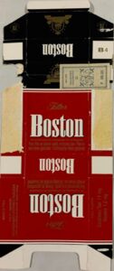 Cigarette Pack: Boston (BelgiumCol:BE-CT-0029