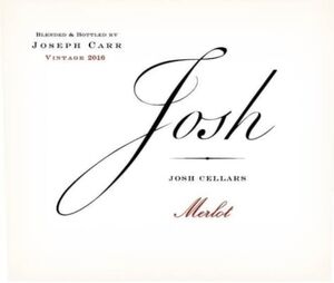 Drink Label: Josh Merlot (Joseph Carr - Josh Cellars, United States of ...