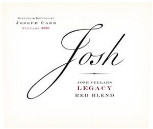 Drink Label: Josh Legacy Red Blend (Joseph Carr - Josh Cellars, United ...