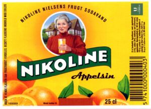 Drink Label: Nikoline Appelsin (Royal Unibrew, DenmarkCol:DK-SODA-000102