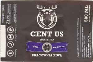 Drink Label: Cent Us (Pracownia piwa Modlniczka, PolandCol:PL-BEER-011210