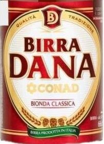 Drink Label: Conad Birra Dana Blonda Classica (Birra Castello di Udine ...