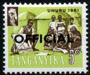 Stamp: Tanganyika (Tanganyika) (Official Stamps) Mi:TZ-TN D1,Sn:TZ-TN ...