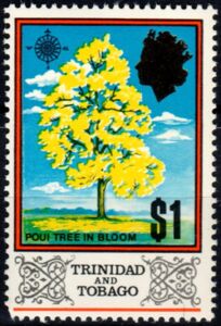 Stamp: Poui Tree in Bloom (Trinidad and Tobago(Pictorial Definitives ...