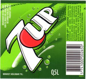 Drink Label: Seven Up (Royal Unibrew, DenmarkCol:DK-SODA-000115