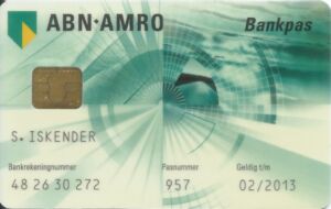 Bank Card: ABN AMRO Spaarpas (ABN-AMRO Bank, NetherlandsCol:NL-GM-0017.02