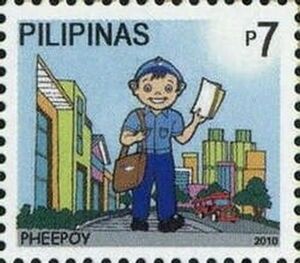 Stamp: Pheepoy, Philpost Mascot (Philippines(Pheepoy definitive 2009-10 ...