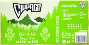 Drink Label: Ciupaga Bez Pradu Limonka (Browar Ciupaga, PolandCol:PL ...