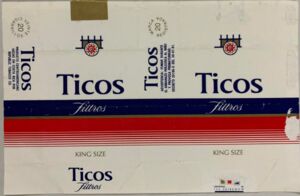 Cigarette Pack: Ticos (Costa RicaCol:CR-CT-0087