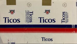 Cigarette Pack: Ticos (Costa RicaCol:CR-CT-0088