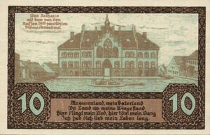 Banknote: 10 Pfennig (German Notgeld(Johannisburg) GrM:662.1a-2/4
