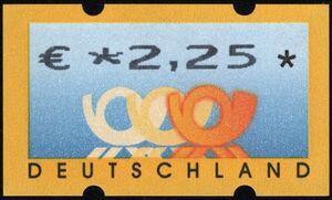 Stamp: ATM Labels (Germany, Federal Republic(ATM Labels) Mi:DE ATM4.2 📮