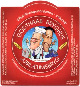Drink Label: Godthaab Bryghus Jubilaeumsbryg (Nuuk Imeq A/S ...