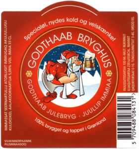 Drink Label: Godthaab Bryghus Juullip Immiaa (Nuuk Imeq A/S, GreenlandCol:GL-BEER-000046