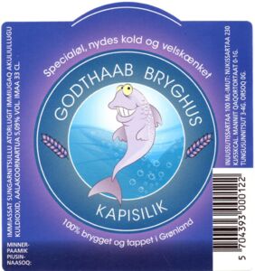 Drink Label: Godthaab Bryghus Kapisilik (Nuuk Imeq A/S, GreenlandCol:GL ...