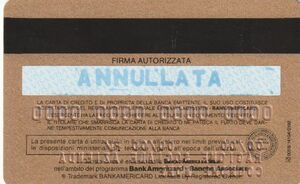 Bank Card: Company Card - Bank Americard (BANK AMERICARD, United States ...