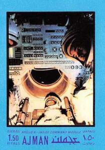 Stamp: Apollo 8 Command Module (Ajman(Apollo and Gemini Programs) Mi:AJ ...