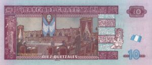 Banknote: 10 Quetzal (Guatemala(2010-2021 Issue) Wor:P-123A f