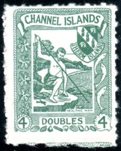 Stamp: Neolithic Man (Herm Island: Cinderella Stamps(Neolithic Man) Col ...