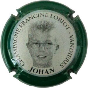 Bottle Cap: Francine Loriot Johan (Champagne Francine Loriot, FranceCol ...