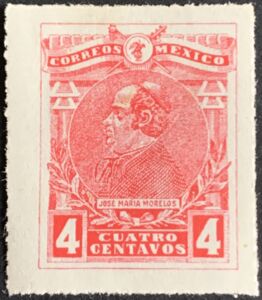 Stamp: José María Morelos (1765-1815) (Mexico(National symbols) Mi:MX ...