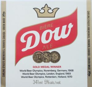 Drink Label: Dow Ale (Carling O'Keefe Limited, CanadaCol:CA-BEER-000541
